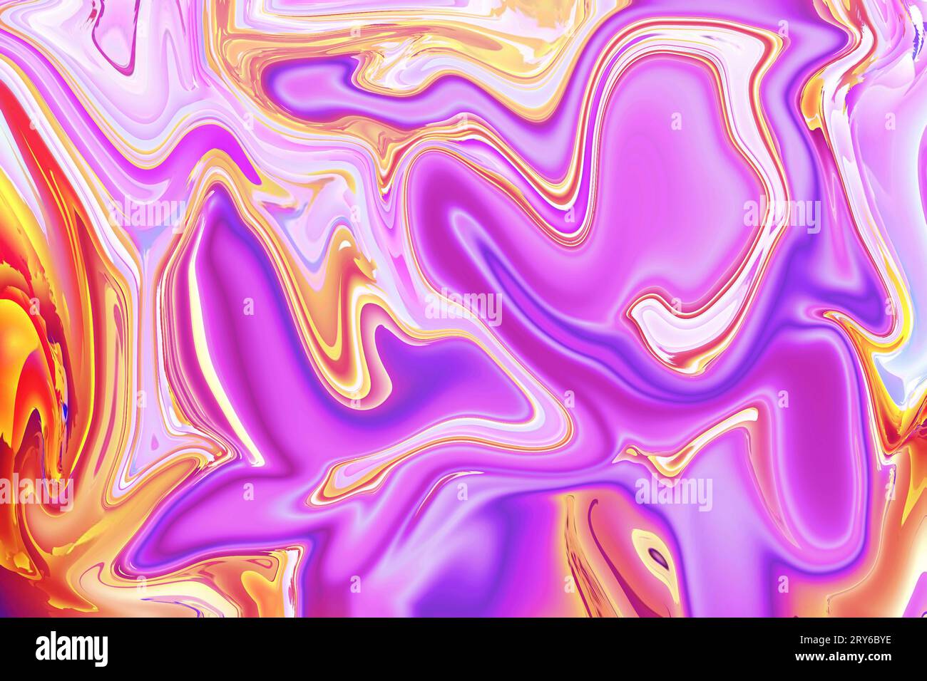 captivating forms and the fusion of art and technology orange pink ...