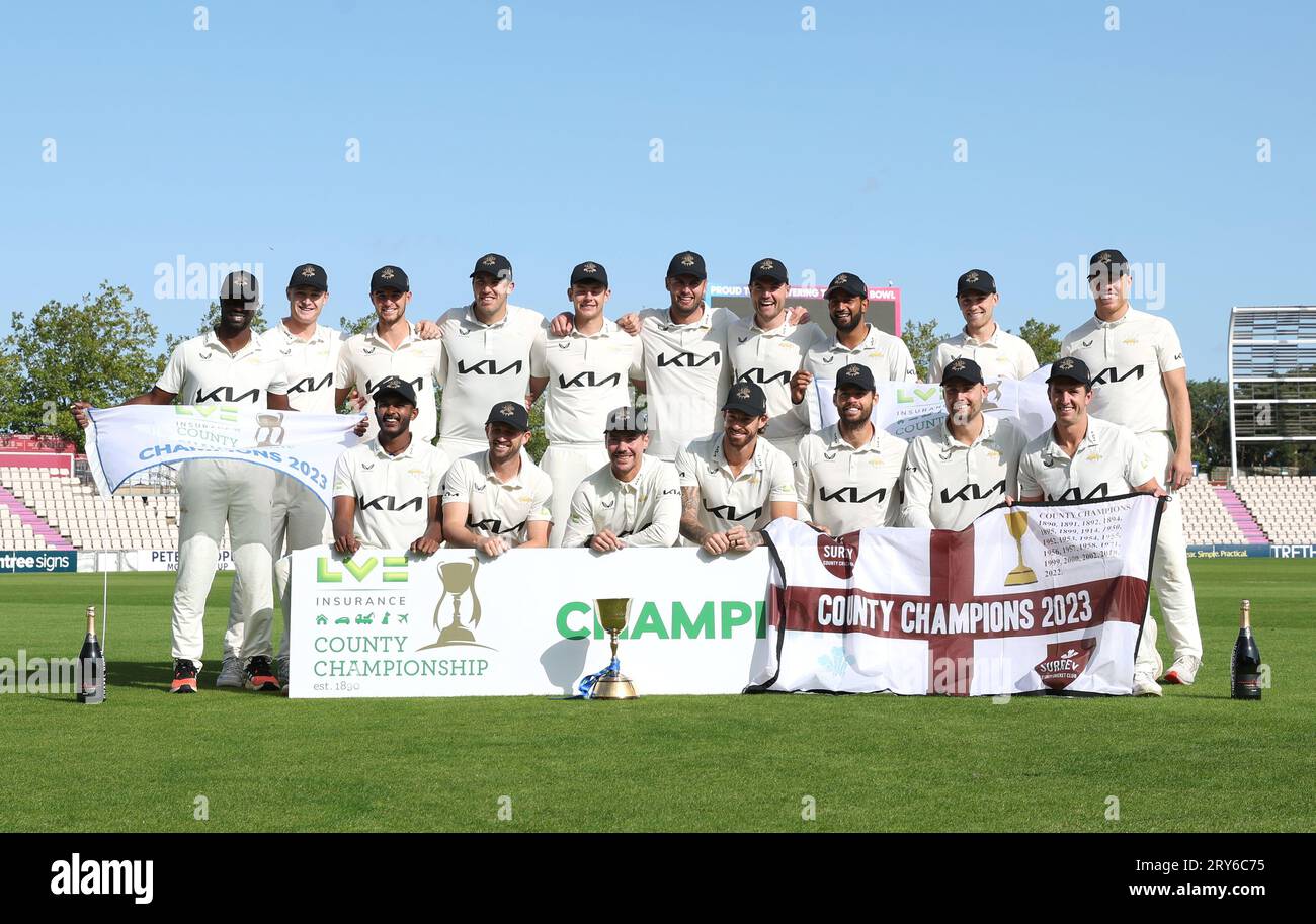 Surrey county championship 2023 trophy hi-res stock photography and ...