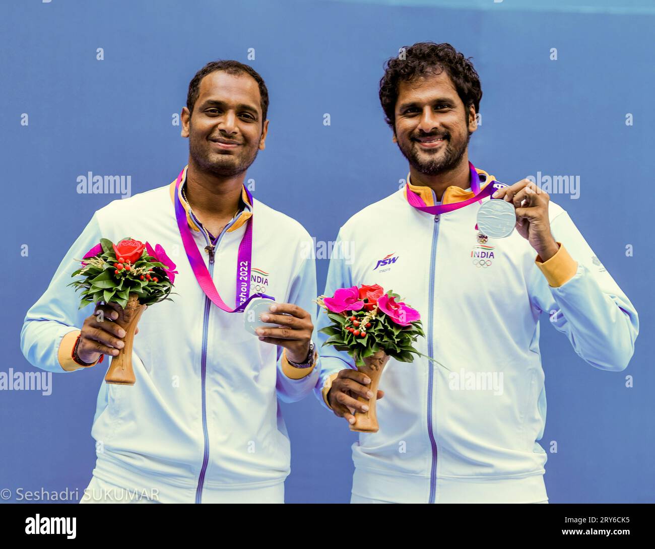 TENNIS Men's Doubles final, Ramkumar Ramanathan and Saketh Myneni ...