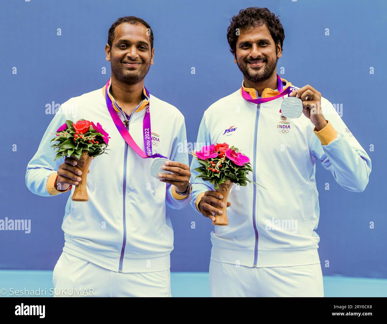 TENNIS Men's Doubles final, Ramkumar Ramanathan and Saketh Myneni ...