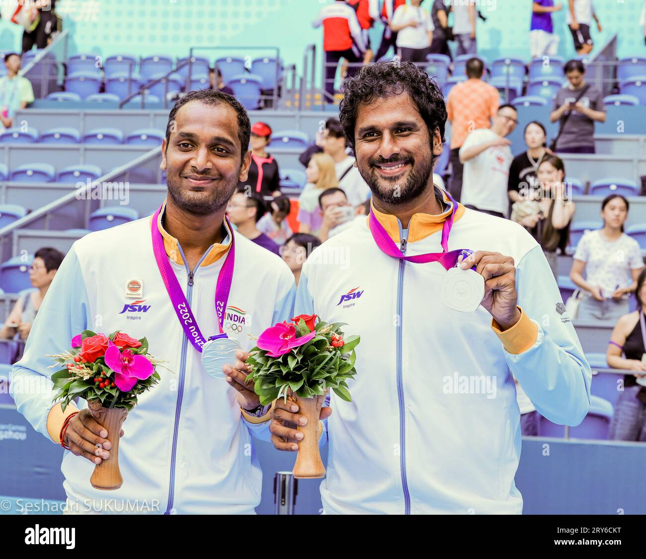 TENNIS Men's Doubles final, Ramkumar Ramanathan and Saketh Myneni ...