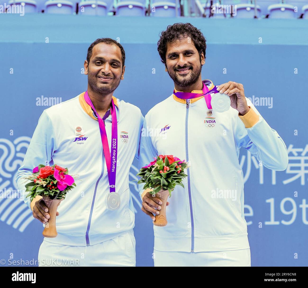 TENNIS Men's Doubles final, Ramkumar Ramanathan and Saketh Myneni ...
