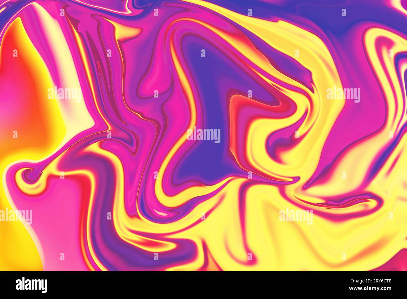 dynamic interplay of colors fluidity and digital forms vibrant contrast ...