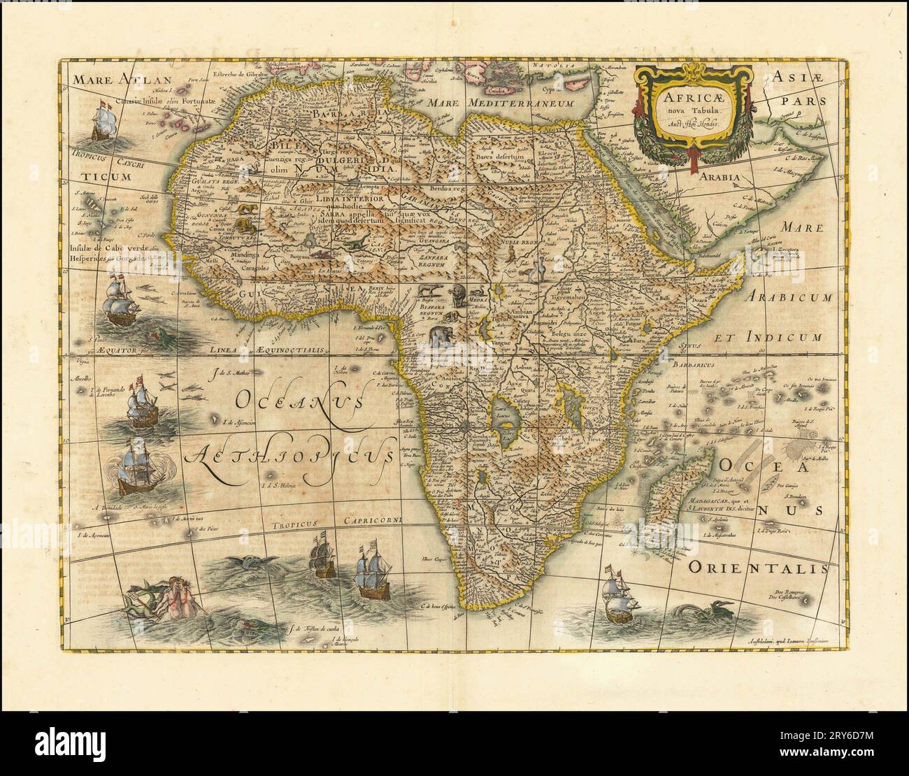 New map of africa hi-res stock photography and images - Alamy