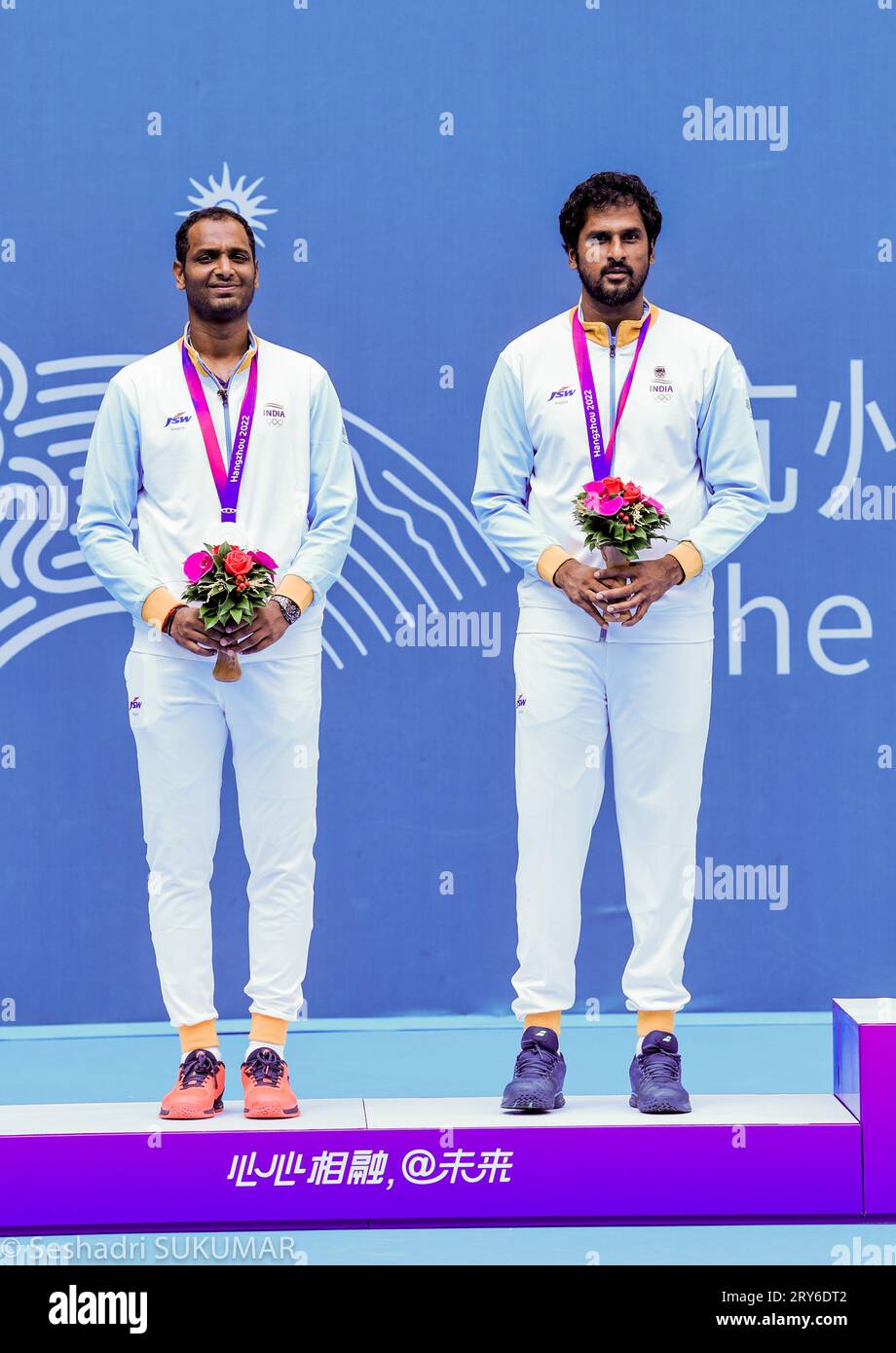 India. 29th Sep, 2023. TENNIS .Â Men's Doubles final, Ramkumar ...