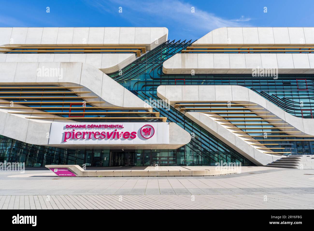 Montpellier, France - 09 28 2023 : Cityscape view of entrance to ...