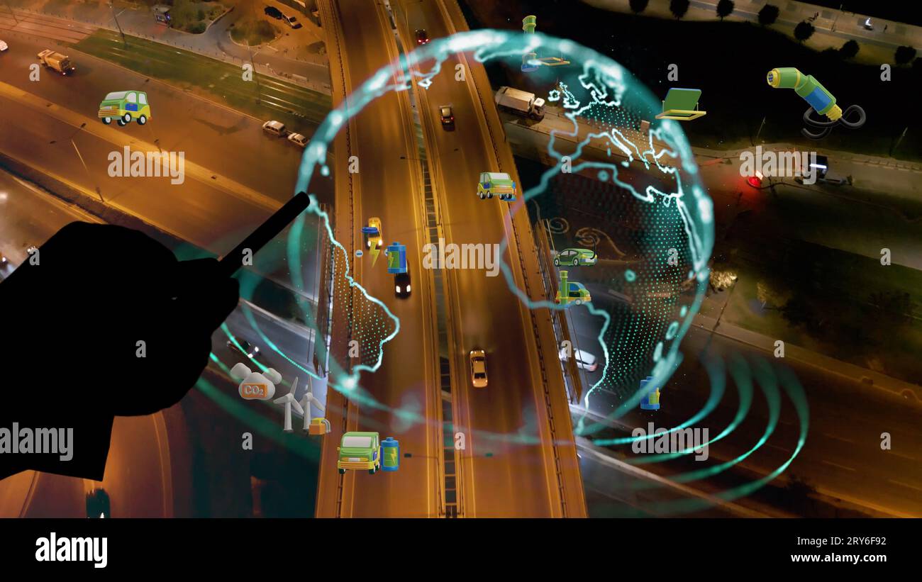 Intelligent Vehicles Cars Communicating Ai Logistic Autonomous Delivery ...