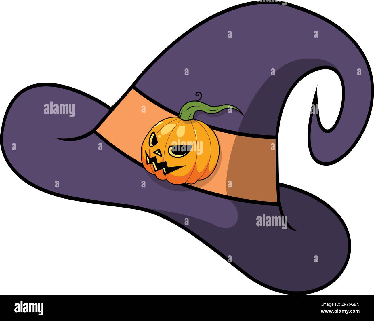 Witch hat illustration hi-res stock photography and images - Alamy