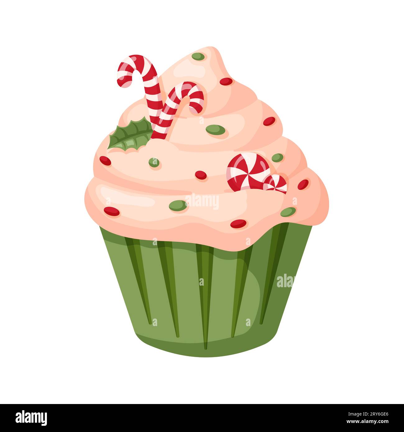 Christmas Cupcake Clipart