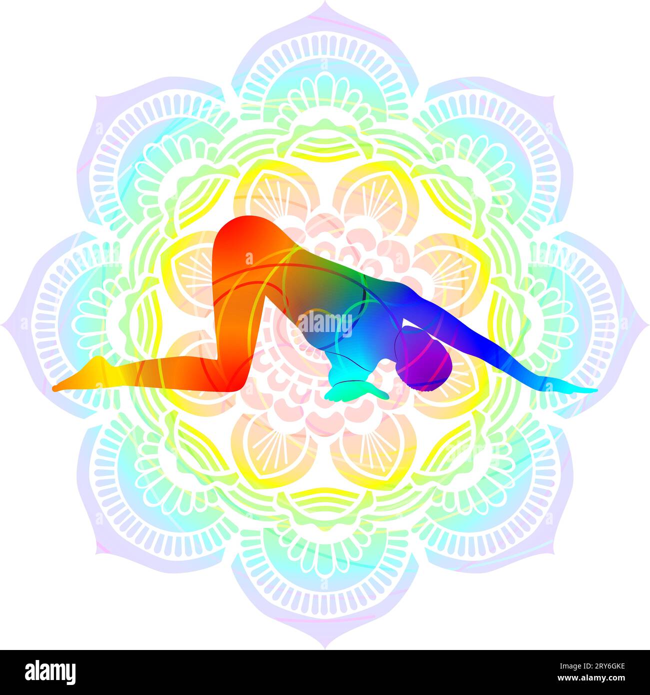 Thread the needle posture hi-res stock photography and images - Alamy