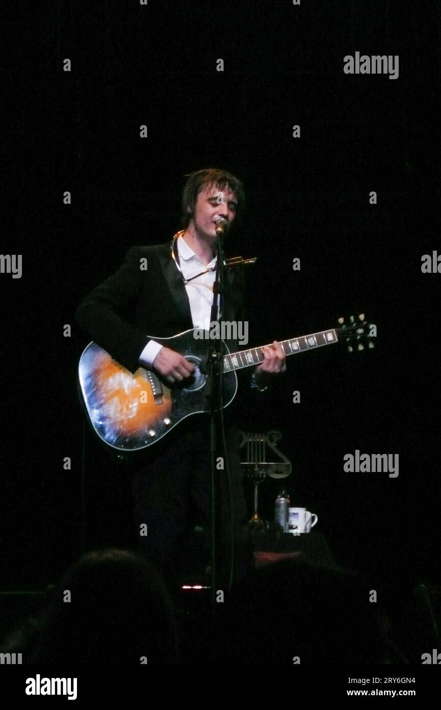 Peter Doherty performs at the Royal Albert Hall, London on 12th July ...