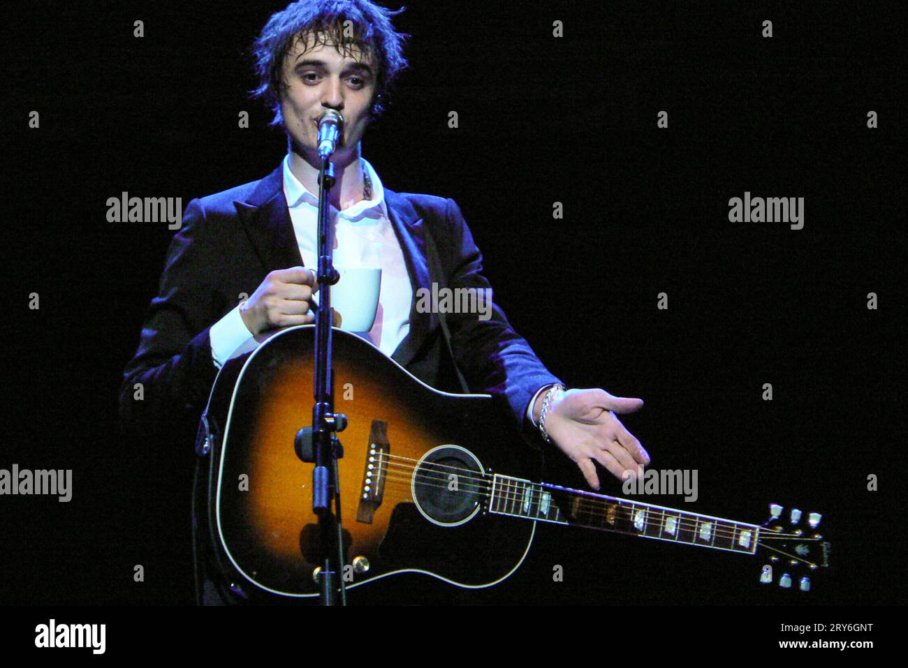 Peter Doherty performs at the Royal Albert Hall, London on 12th July ...