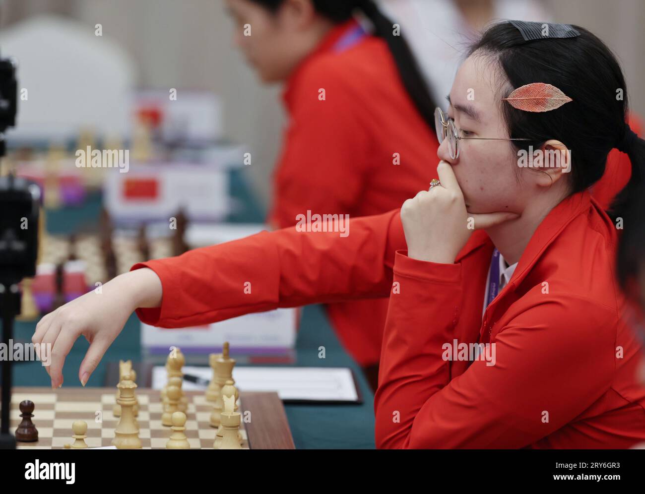 Hangzhou, China's Zhejiang Province. 29th Sep, 2023. Tan Zhongyi of ...