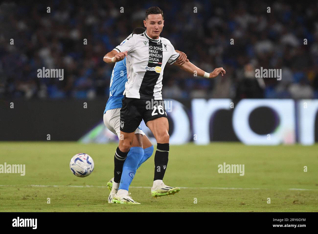 Naples, Italy. 27 Sep, 2023. Florian Thauvin of Udinese Calcio during ...