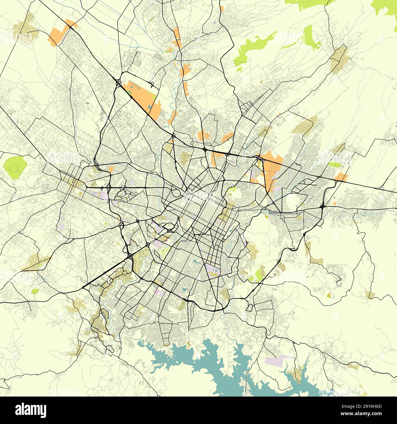 Puebla map Stock Vector Images - Alamy