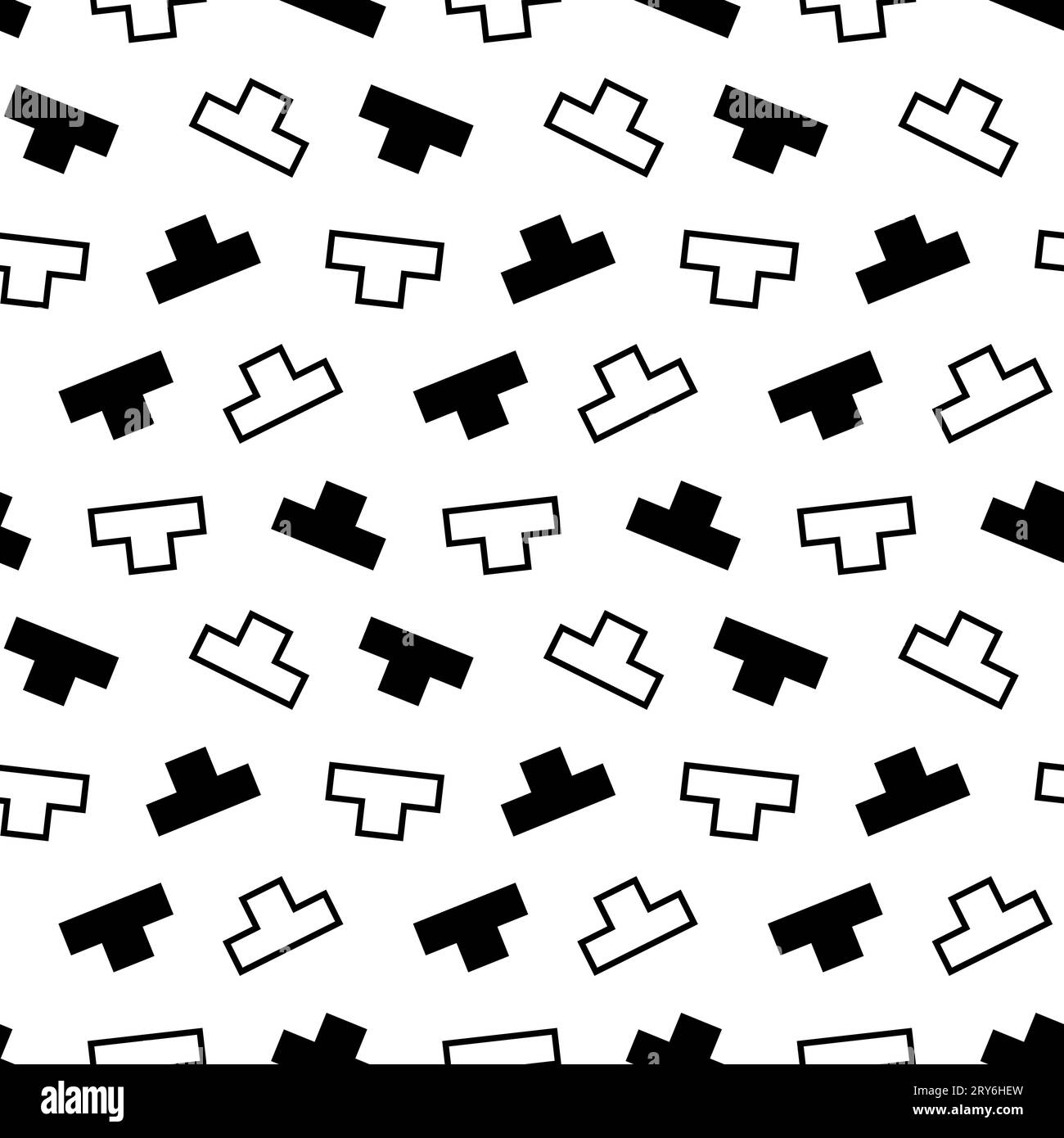 90s Trendy Geometric Memphis Seamless Pattern Stock Vector Image & Art ...