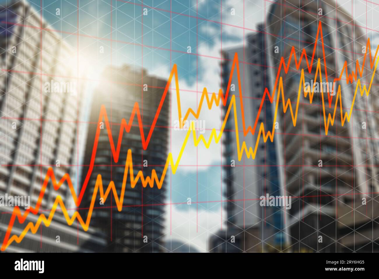 Information panel with finance graphs hi-res stock photography and ...