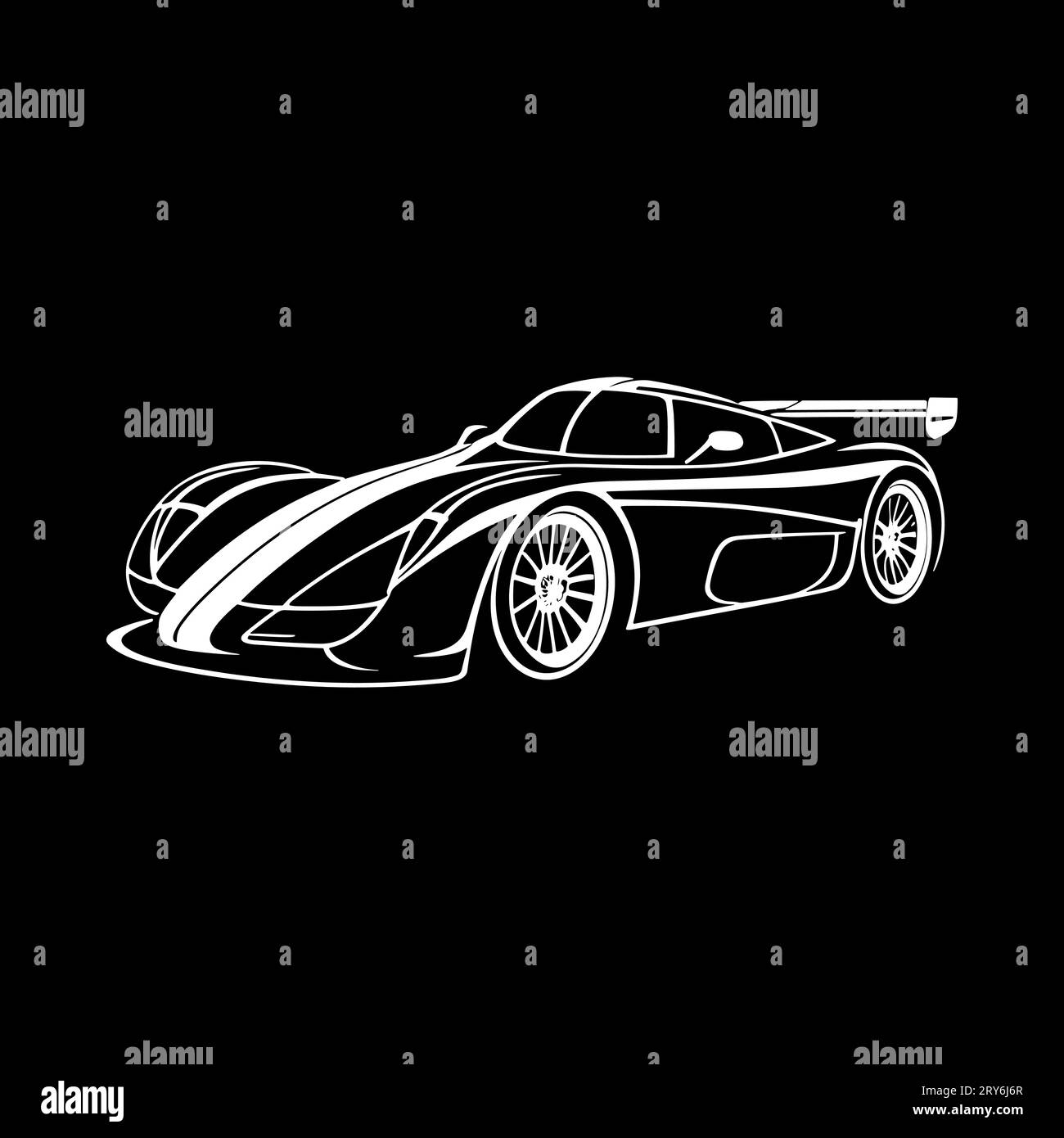 Side view of logo Black and White Stock Photos & Images - Alamy