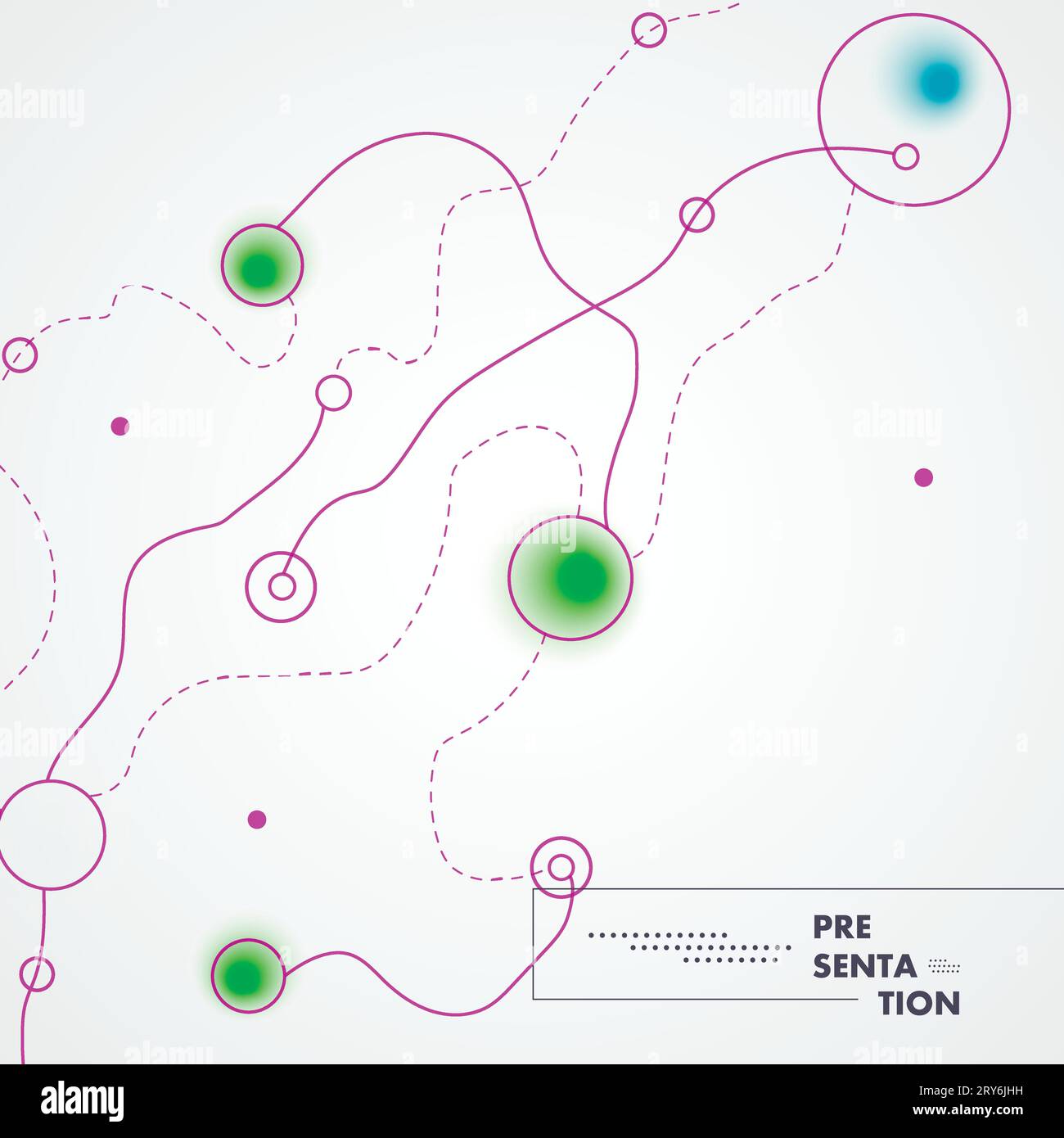 Abstract Graphic Design Withc Reative Dotted Communicate Cyan Vector Color Connection