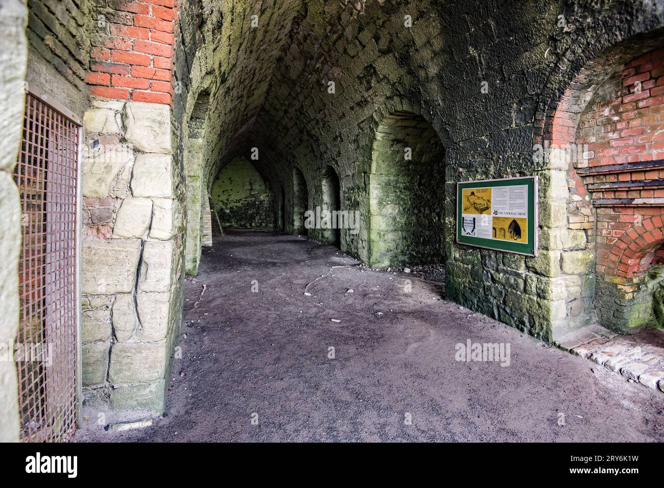 Lime kilns close to Lindisfarne castle, Holy Island Nothumberland Stock ...