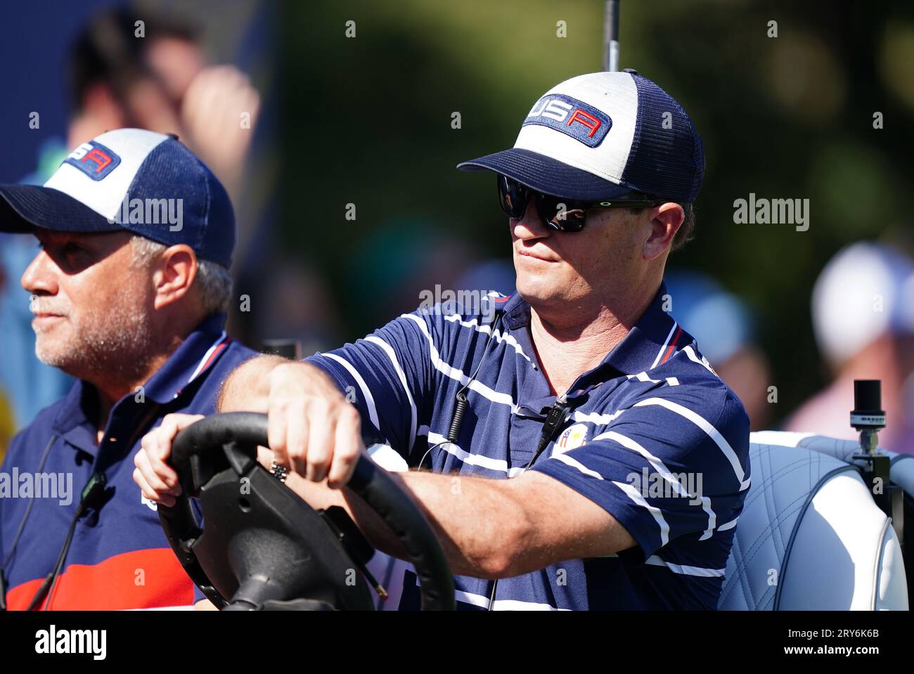 USA Captain Zach Johnson during the Fourballs on day one of the 44th ...