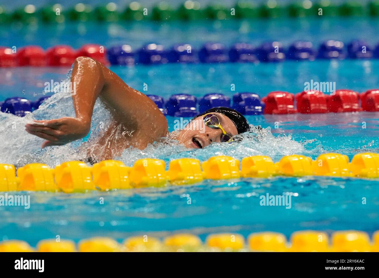 Japan's Waka Kobori competes during the women's 800m Freestyle fast ...