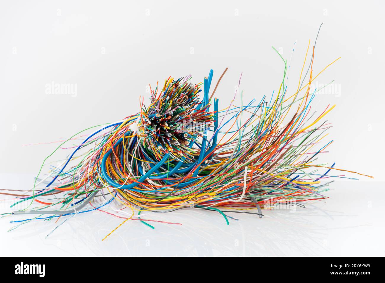 Recycling industry of non-ferrous metal, scrap of copper electrical ...