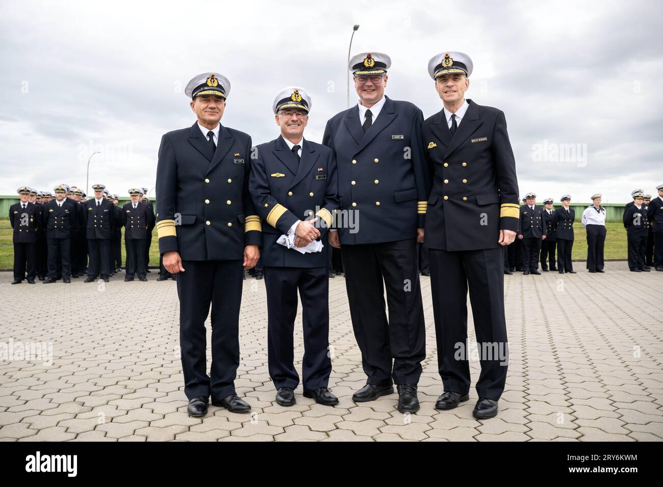 Wilhelmshaven, Germany. 29th Sep, 2023. Frank Lenski (l-r), Vice ...
