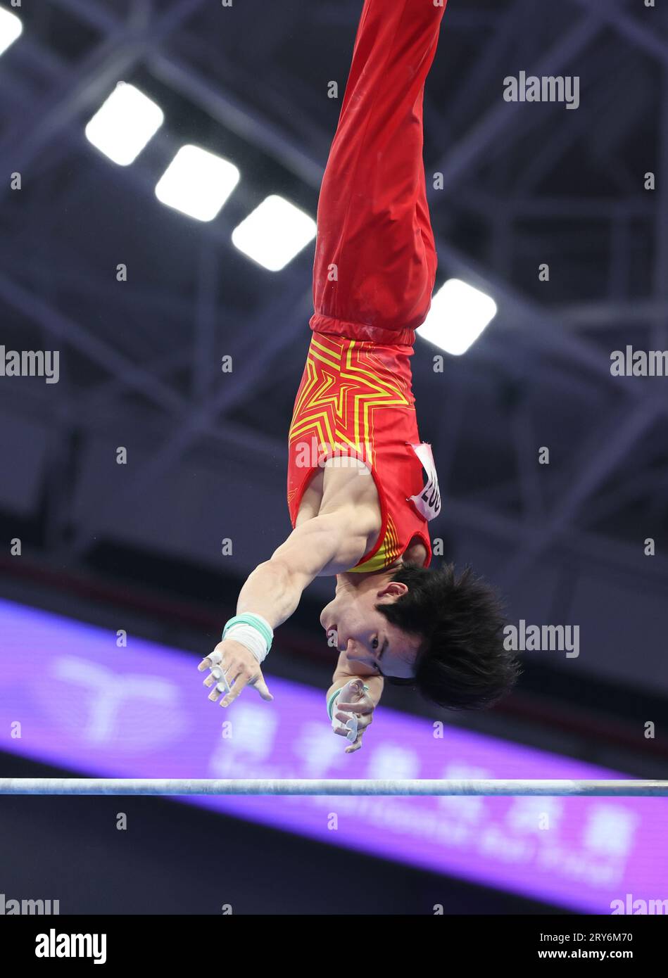 Hangzhou, China's Zhejiang Province. 29th Sep, 2023. Zhang Boheng of ...