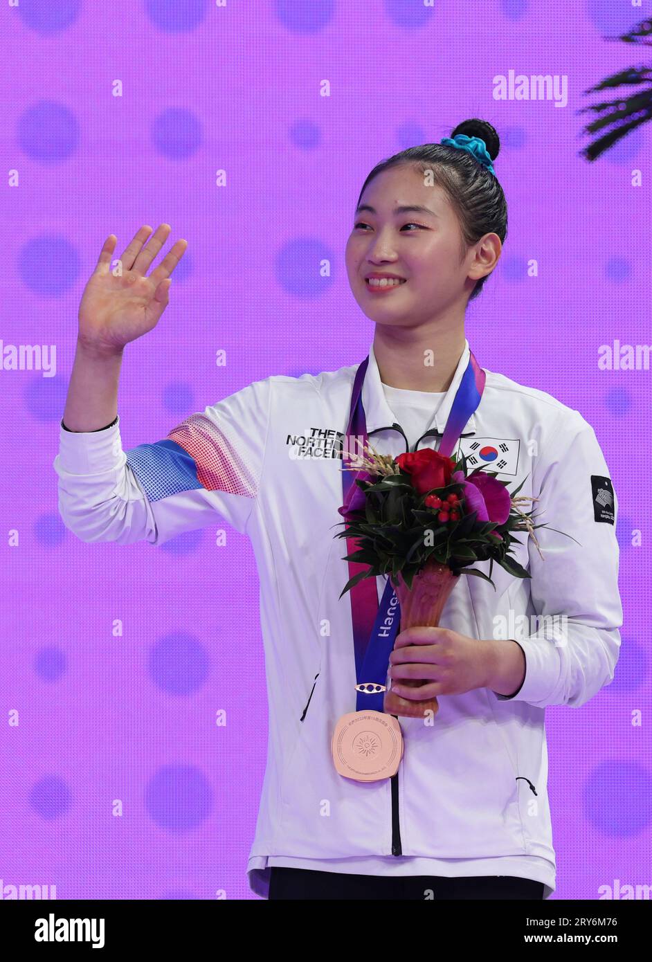Hangzhou, China's Zhejiang Province. 29th Sep, 2023. Bronze medalist ...