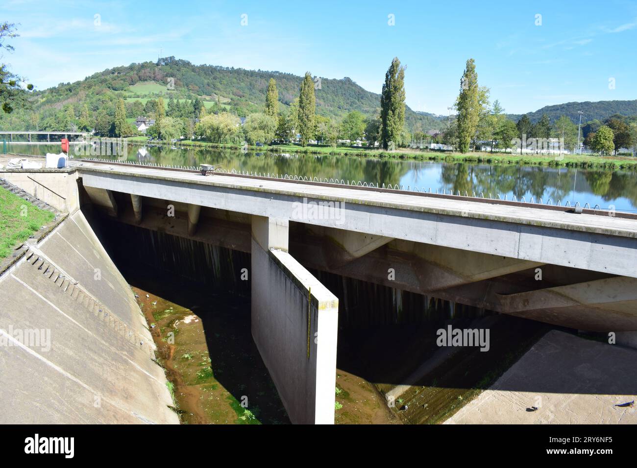 water channel or the Our reseroir Stock Photo - Alamy