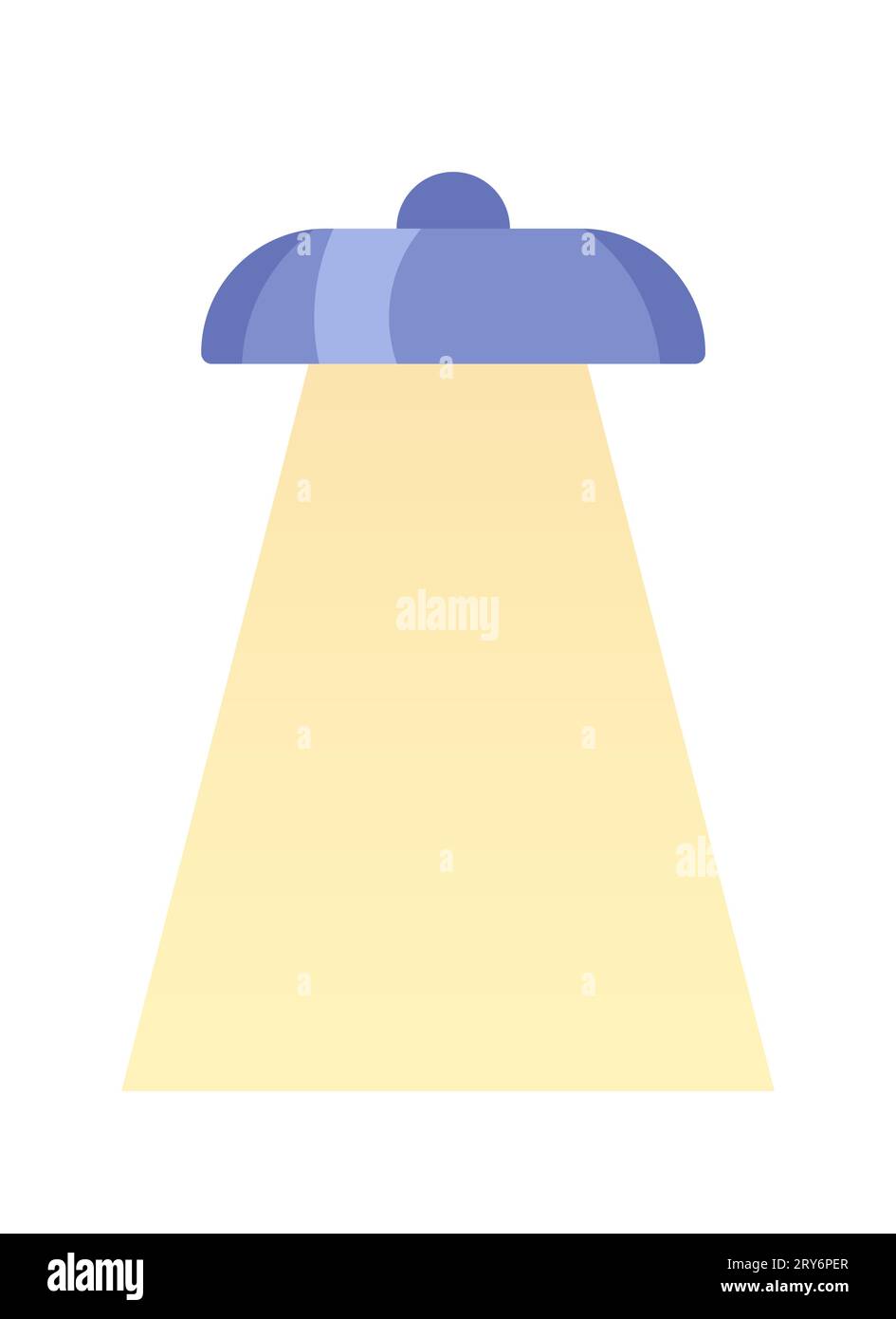 Light under streetlamp 2D cartoon object Stock Vector Image & Art - Alamy