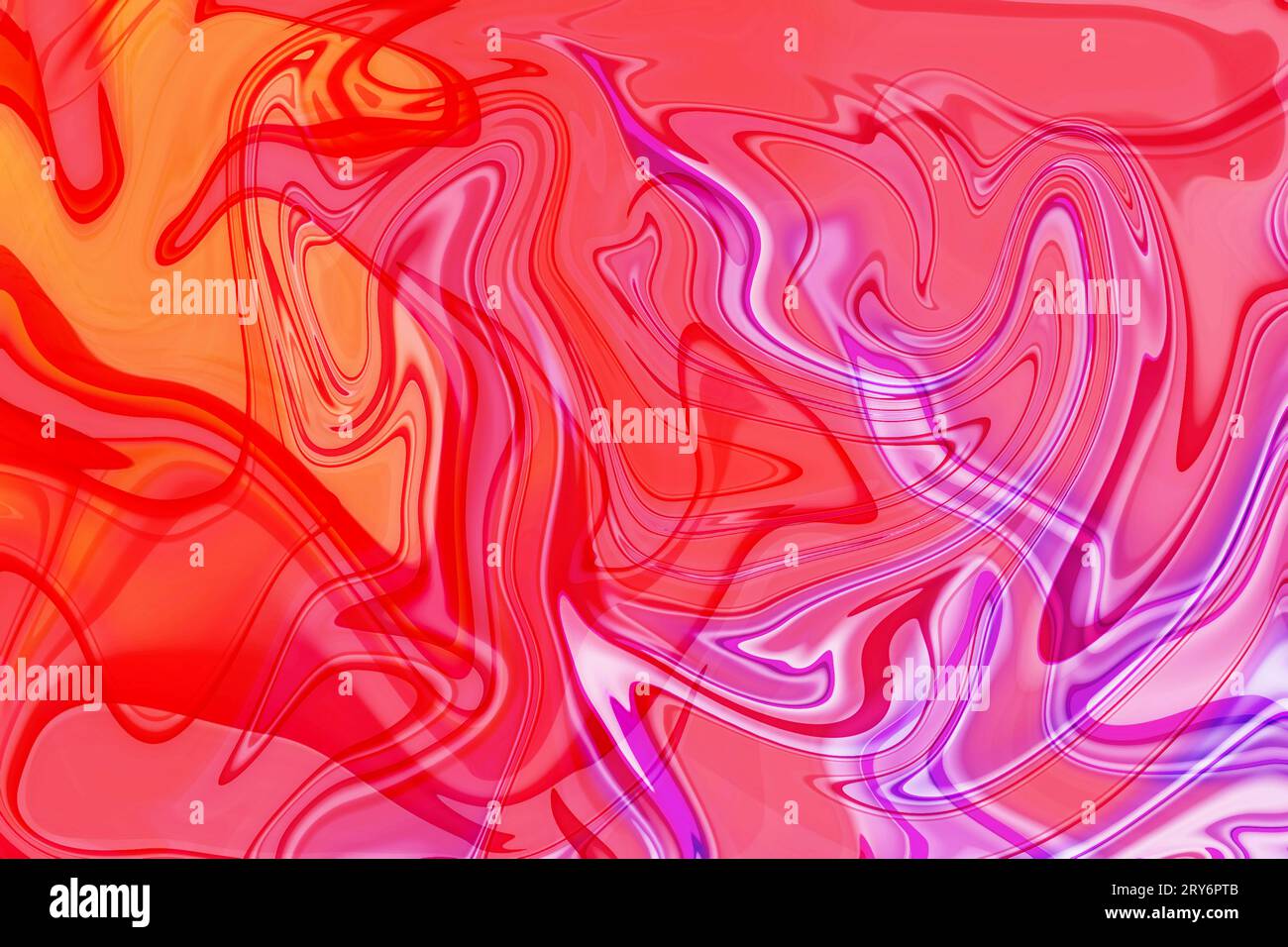 Abstract Modern Swirl Marbled Background Shapes Curves Vortex Lines Elements Psychedelic Warmth