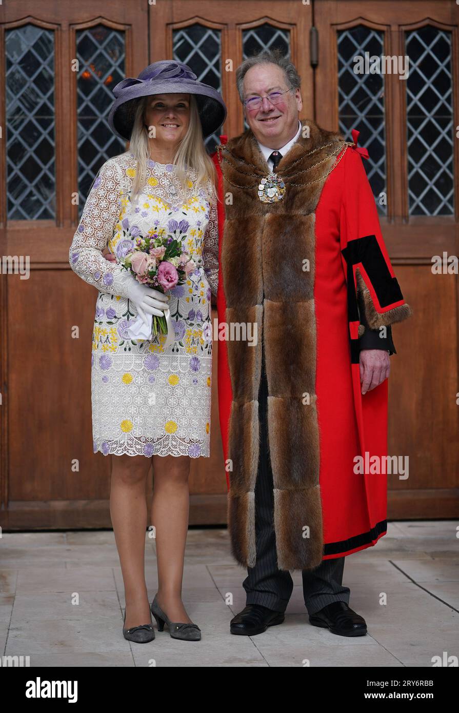 Alderman Professor Michael Mainelli and his wife Elisabeth Mainelli ...