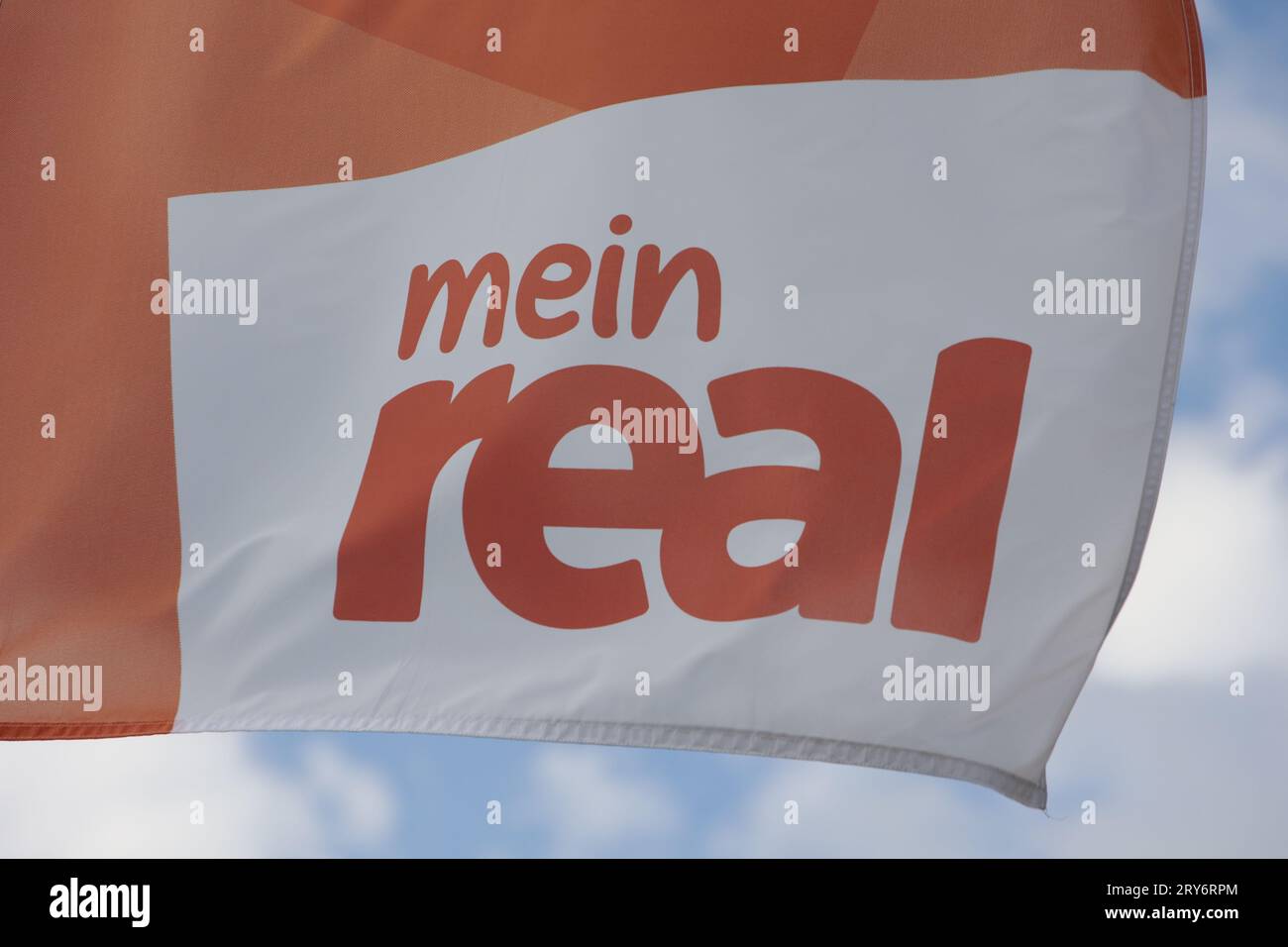 Wernigerode, Germany. 29th Sep, 2023. The logo of the Mein Real ...