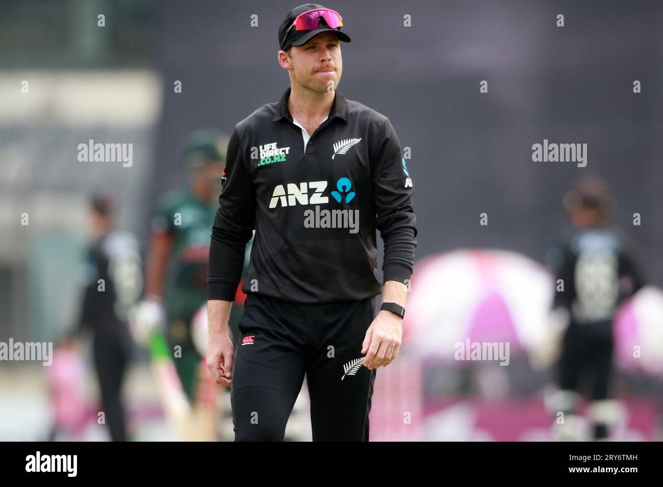 New Zealand captain Lockie Ferguson during the Bangladesh and New ...