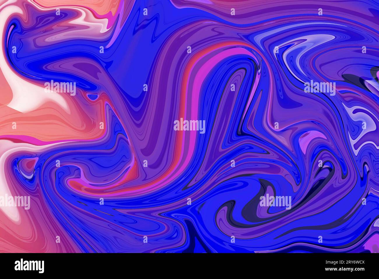 magical beauty of swirling colors in purple and blue magical texture ...