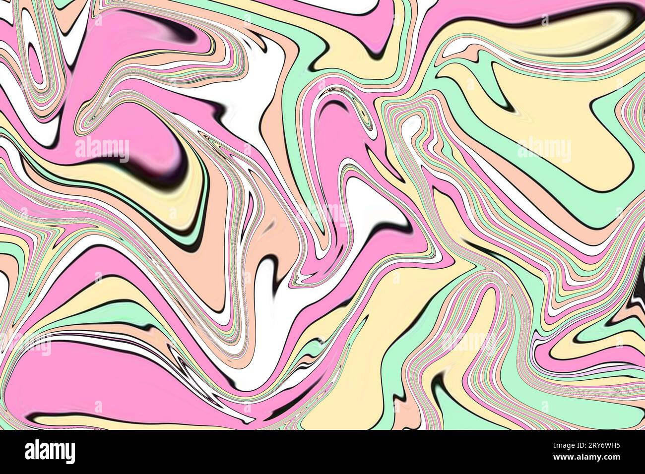 swirling pastel colors in a marble canvas, perfect for background or ...