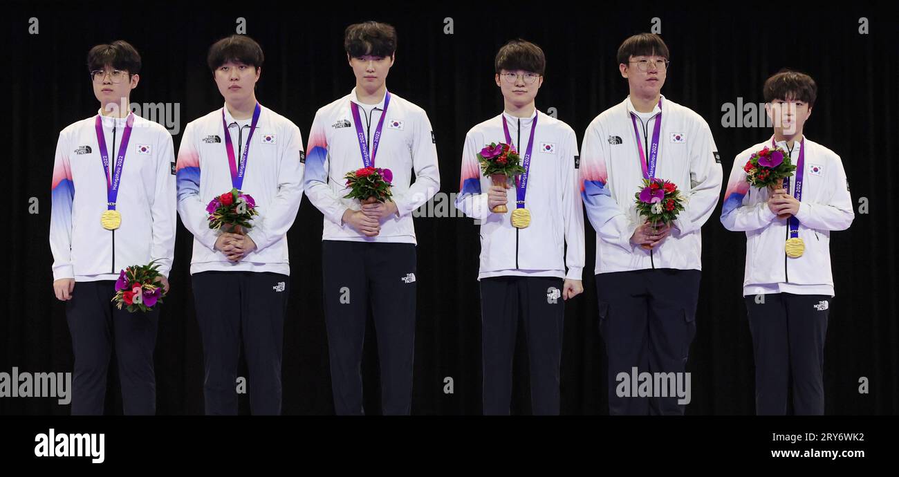 29th Sep, 2023. S. Korea wins gold in League of Legends competition ...