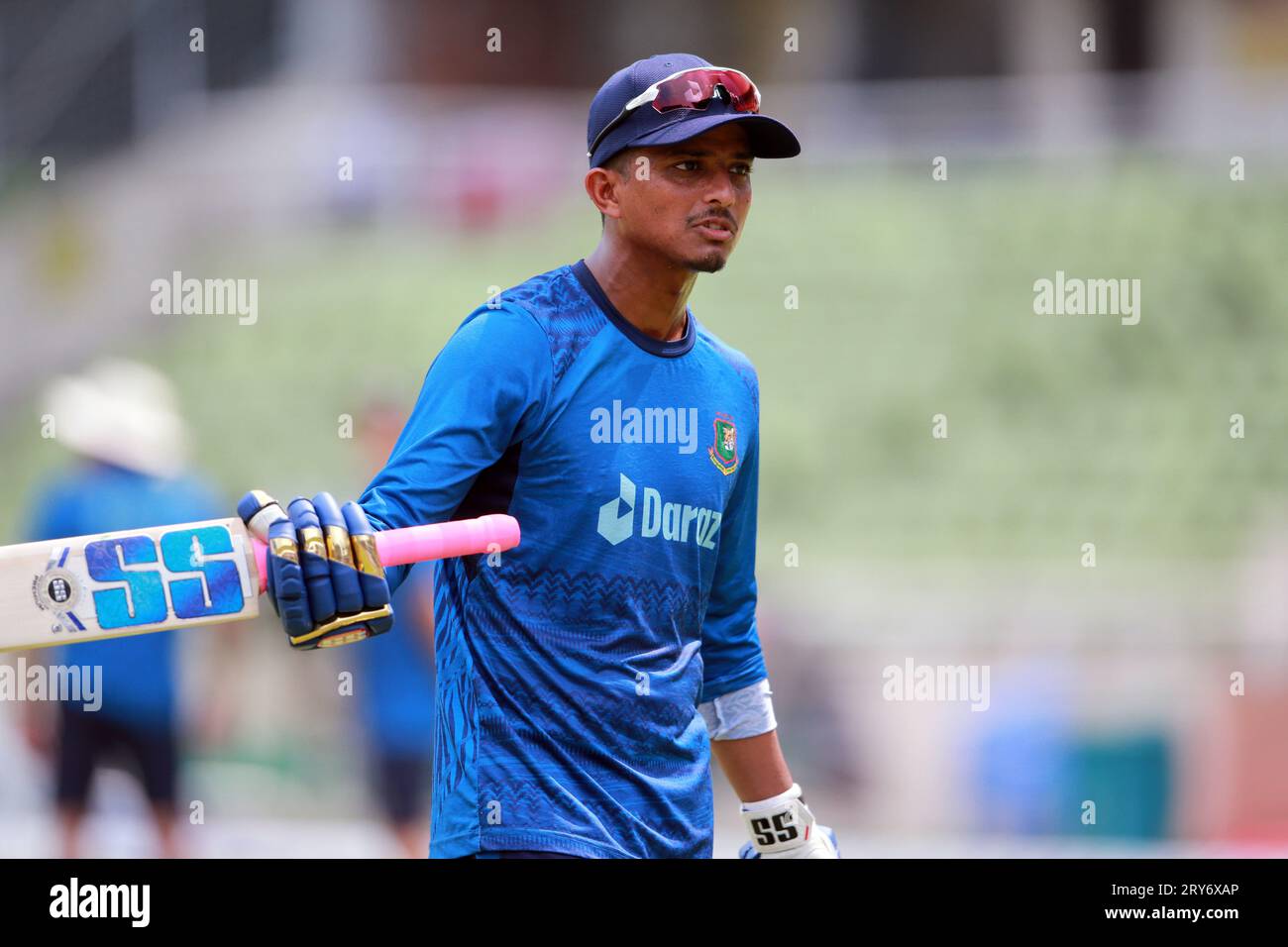 Shak Mahedi Hasan during the Bangladesh and New Zealand 3rd ODI match ...