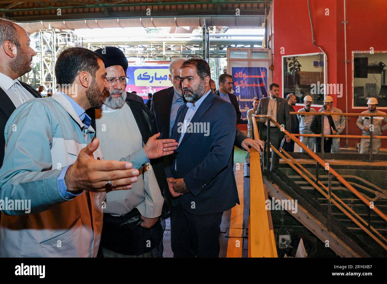 Isfahan, Iran. 29th Sep, 2023. Iranian President EBRAHIM RAISI visits ...