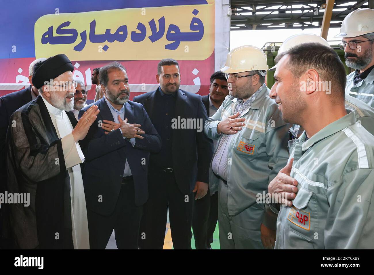 Isfahan, Iran. 29th Sep, 2023. Iranian President EBRAHIM RAISI visits ...