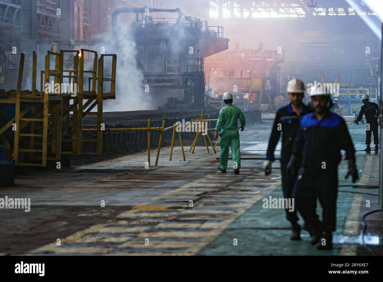 Mobarakeh, Isfahan, Iran. 29th Sep, 2023. A view of Mobarakeh Steel ...