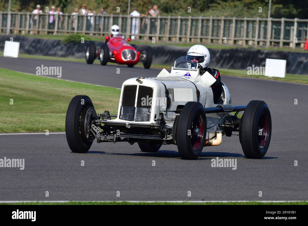 Heinz Bachmann, ERA B-Type R9B, Goodwood Trophy, a twenty minute race ...
