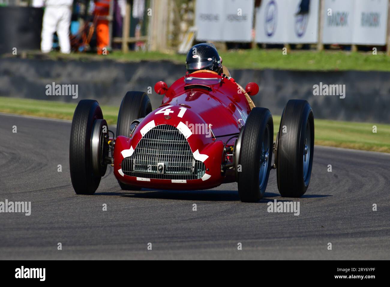 Peter Greenfield, Alfa Romeo 158 Alfetta, Goodwood Trophy, a twenty ...