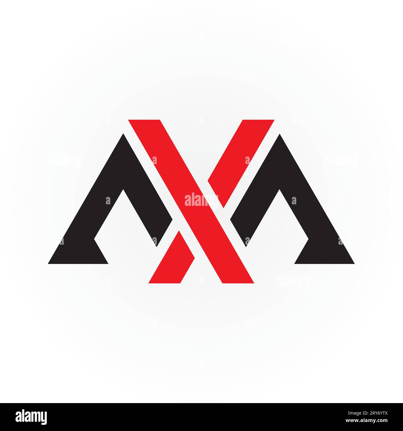 Initial Letters AXA Logo Design Vector Template Stock Vector Image ...