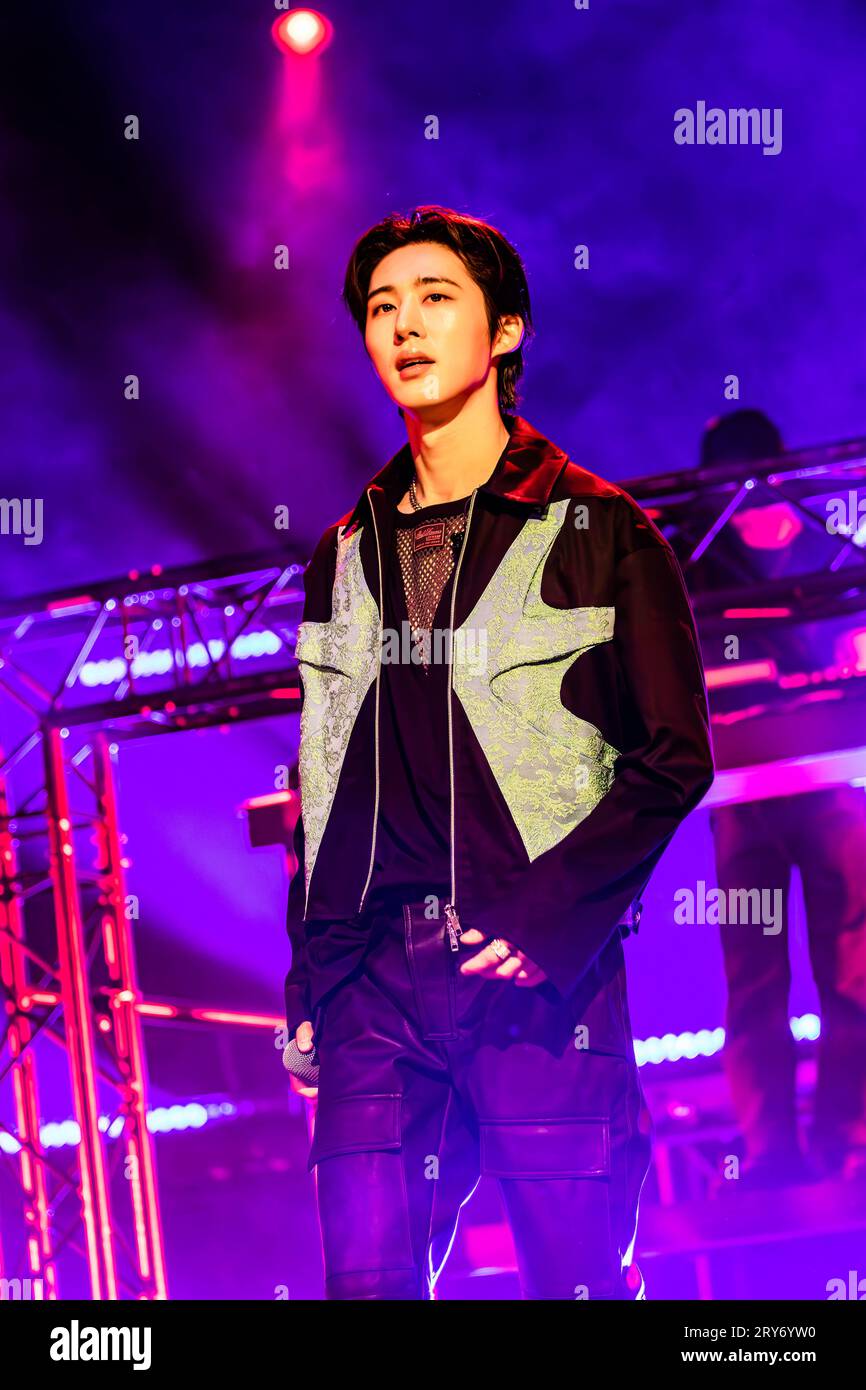 Milan, Italy. 28th Sep, 2023. The South Korean singer-songwriter Kim ...