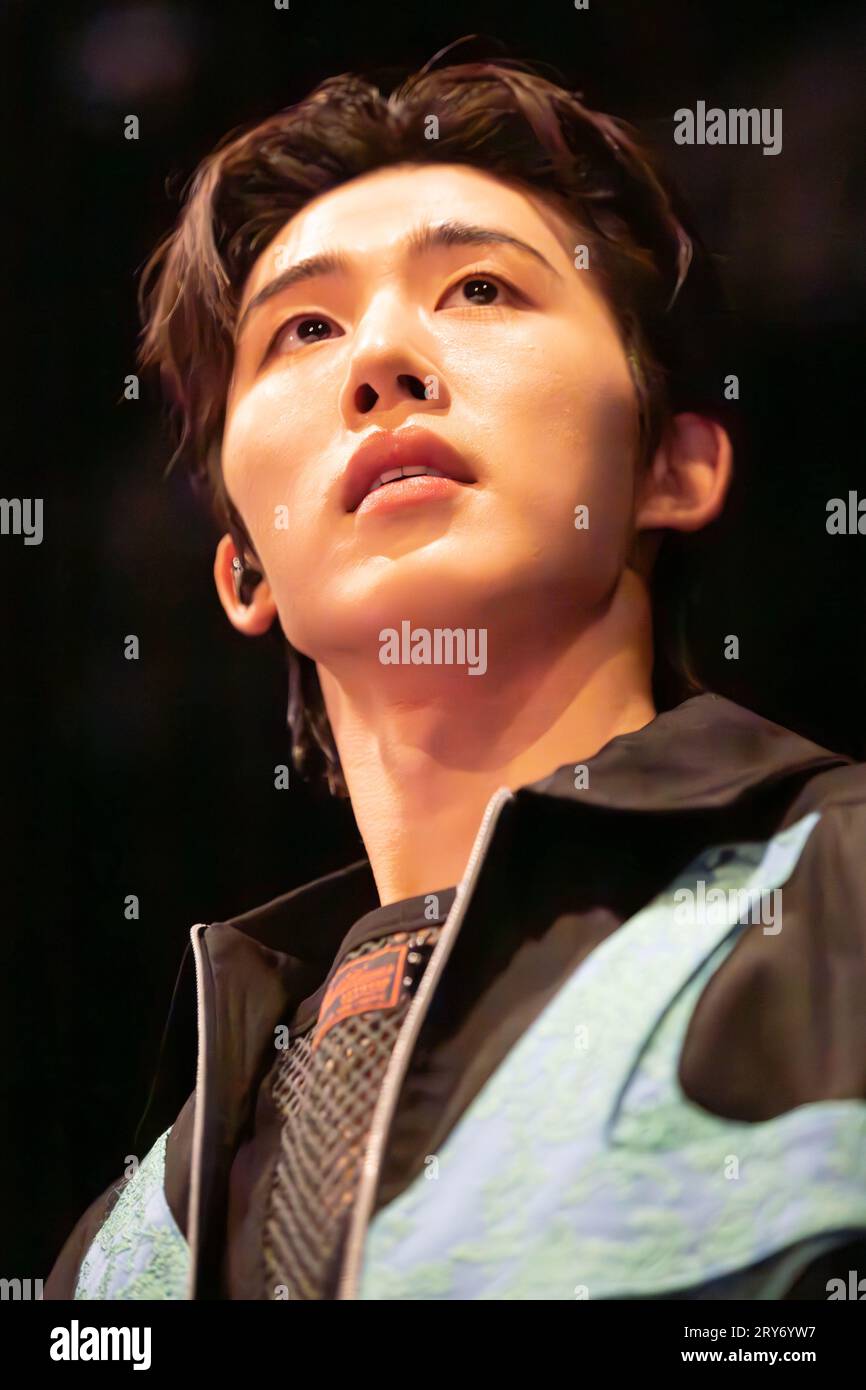 Milan, Italy. 28th Sep, 2023. The South Korean singer-songwriter Kim ...