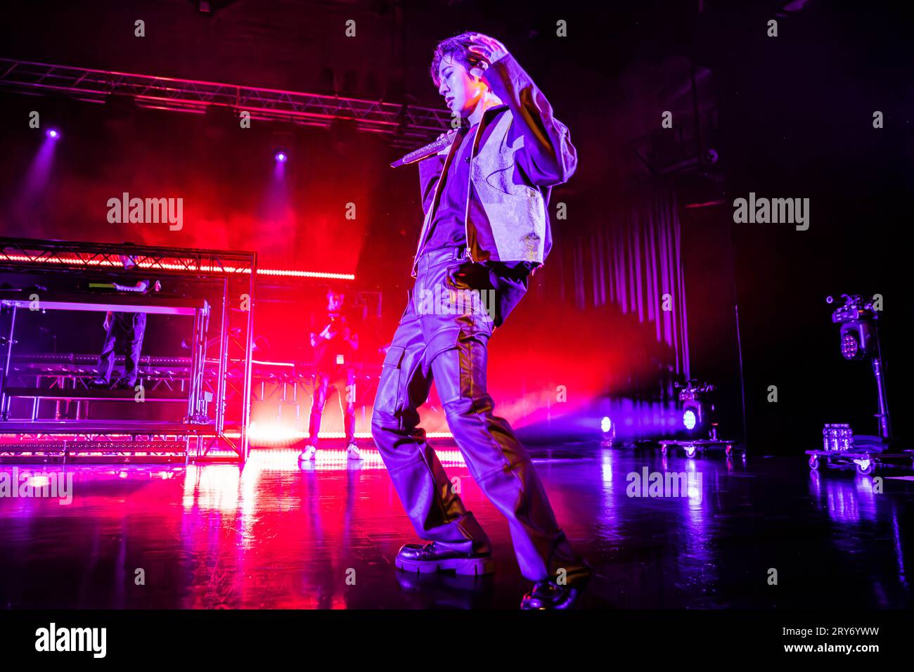 Milan, Italy. 28th Sep, 2023. The South Korean singer-songwriter Kim ...