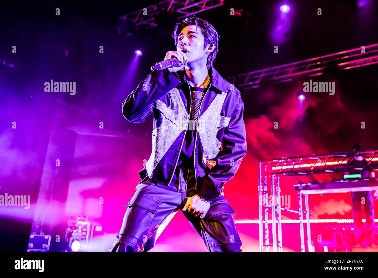 Milan, Italy. 28th Sep, 2023. The South Korean singer-songwriter Kim ...